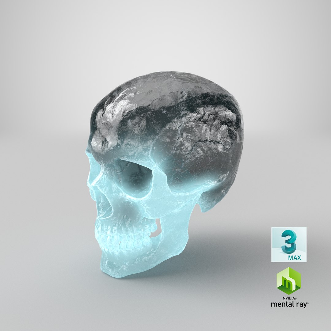 Human Skull Sci-fi Ice 3D - TurboSquid 1987911
