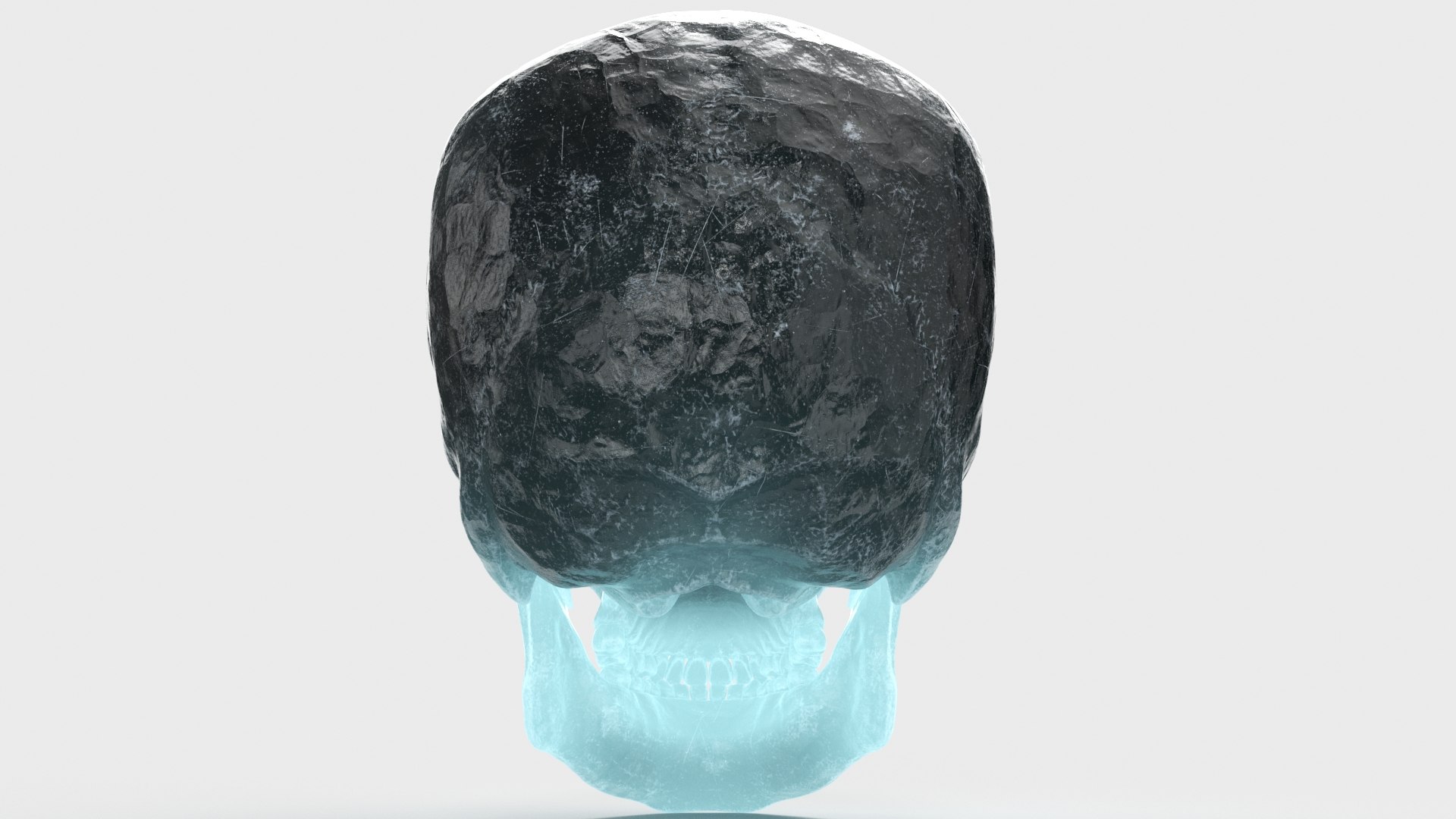 Human Skull Sci-fi Ice 3D - TurboSquid 1987911