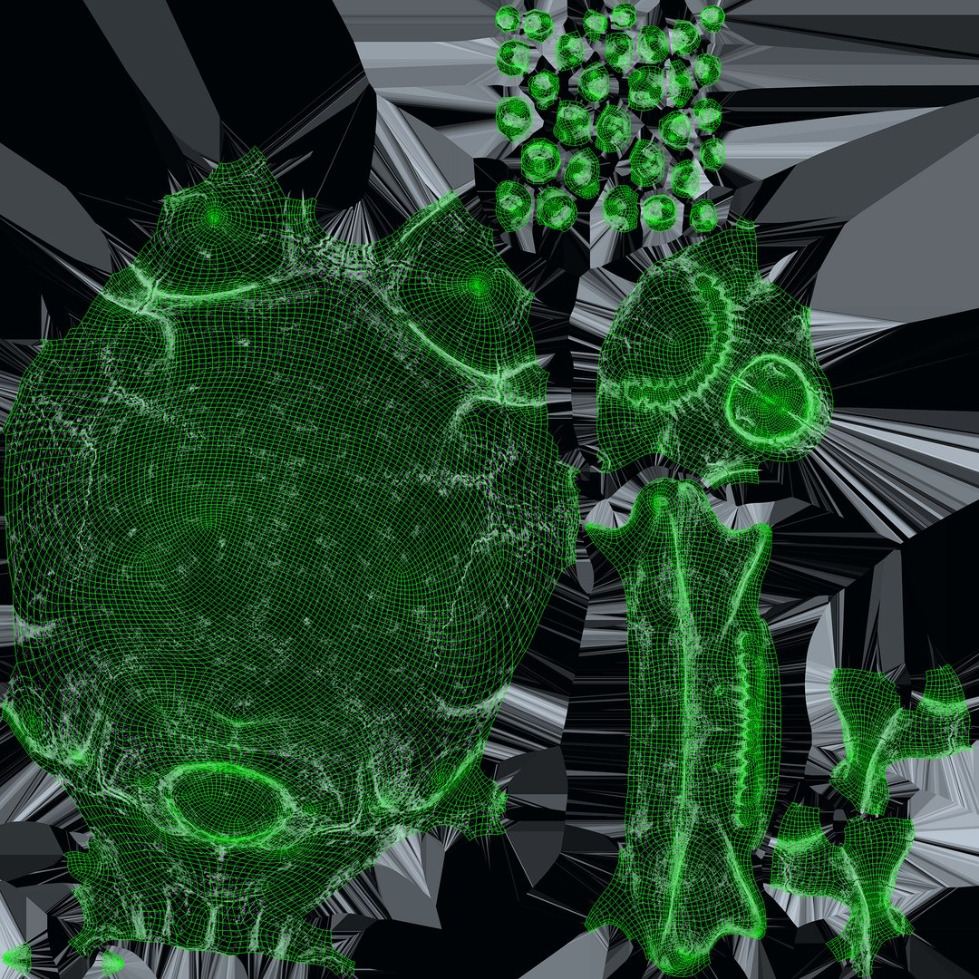 Human Skull Sci-fi Ice 3D - TurboSquid 1987911