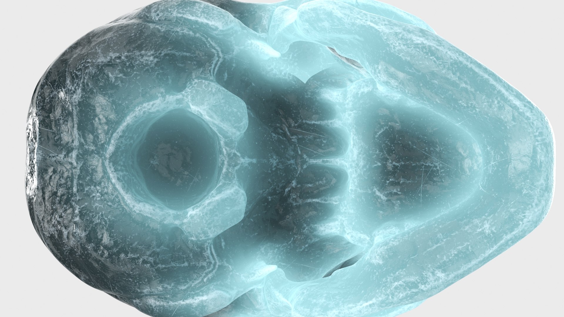 Human Skull Sci-fi Ice 3D - TurboSquid 1987911