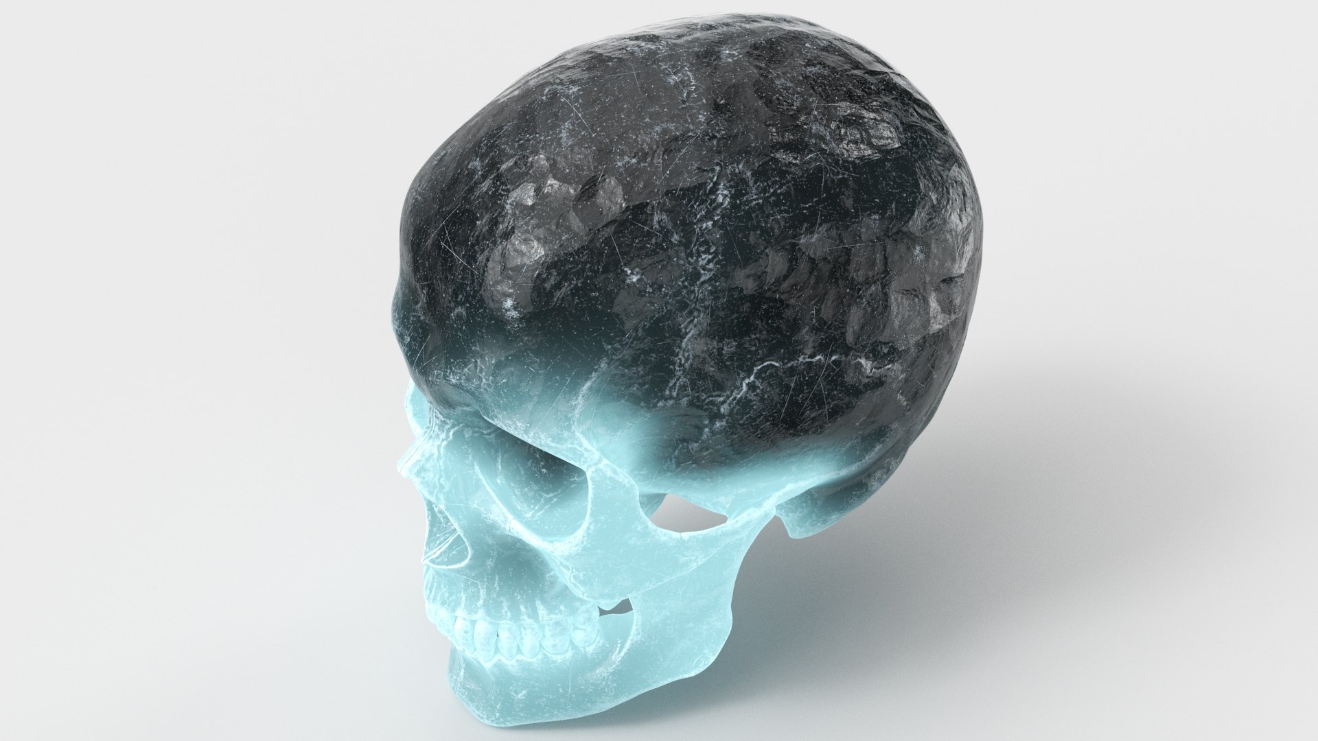Human Skull Sci-fi Ice 3D - TurboSquid 1987911