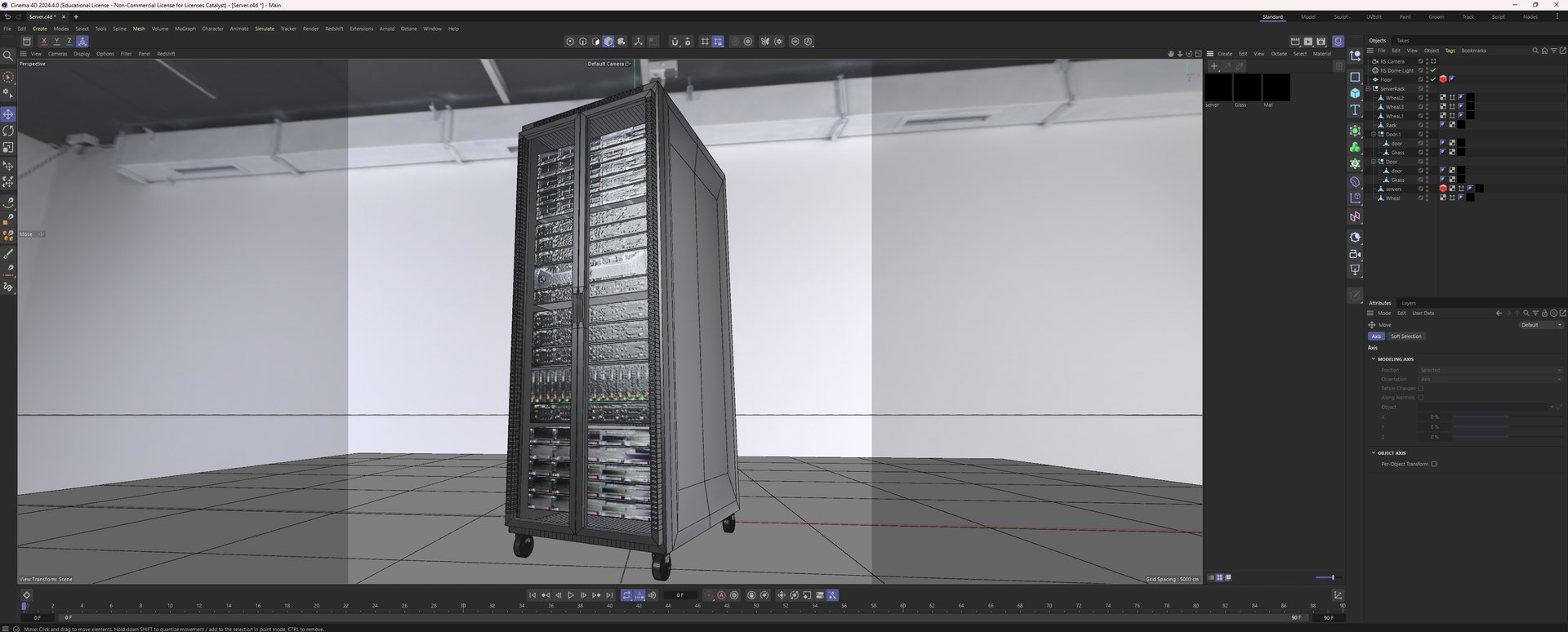Dell Server Rack - High-Detail 3D Model Model - TurboSquid 2261173