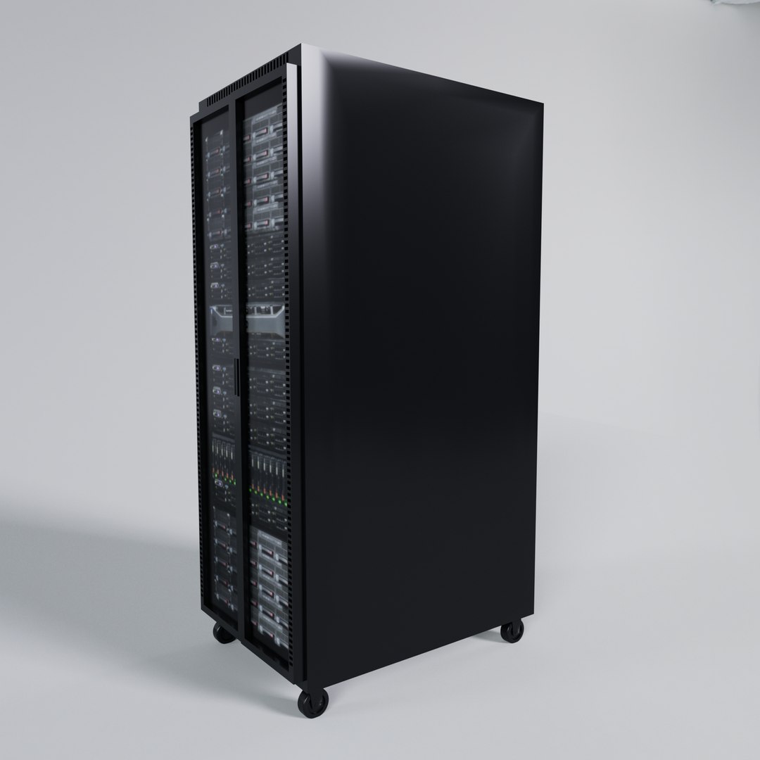 Dell Server Rack - High-Detail 3D Model Model - TurboSquid 2261173