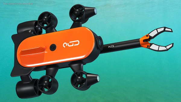 modelo 3d Colección de drones submarinos aparejados 2 - TurboSquid 2210660
