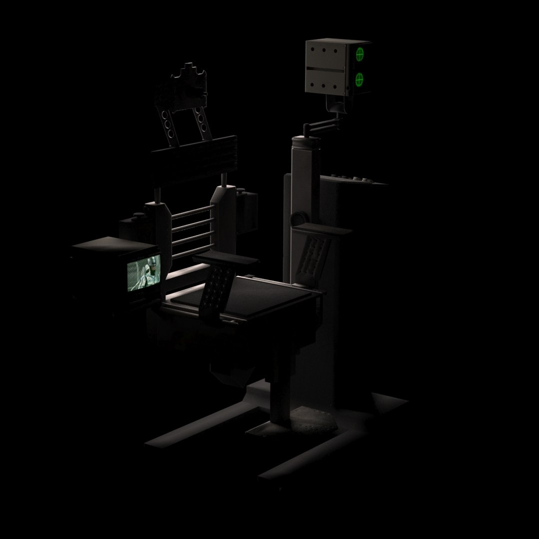 3D Robocop Chair Model - TurboSquid 1242631