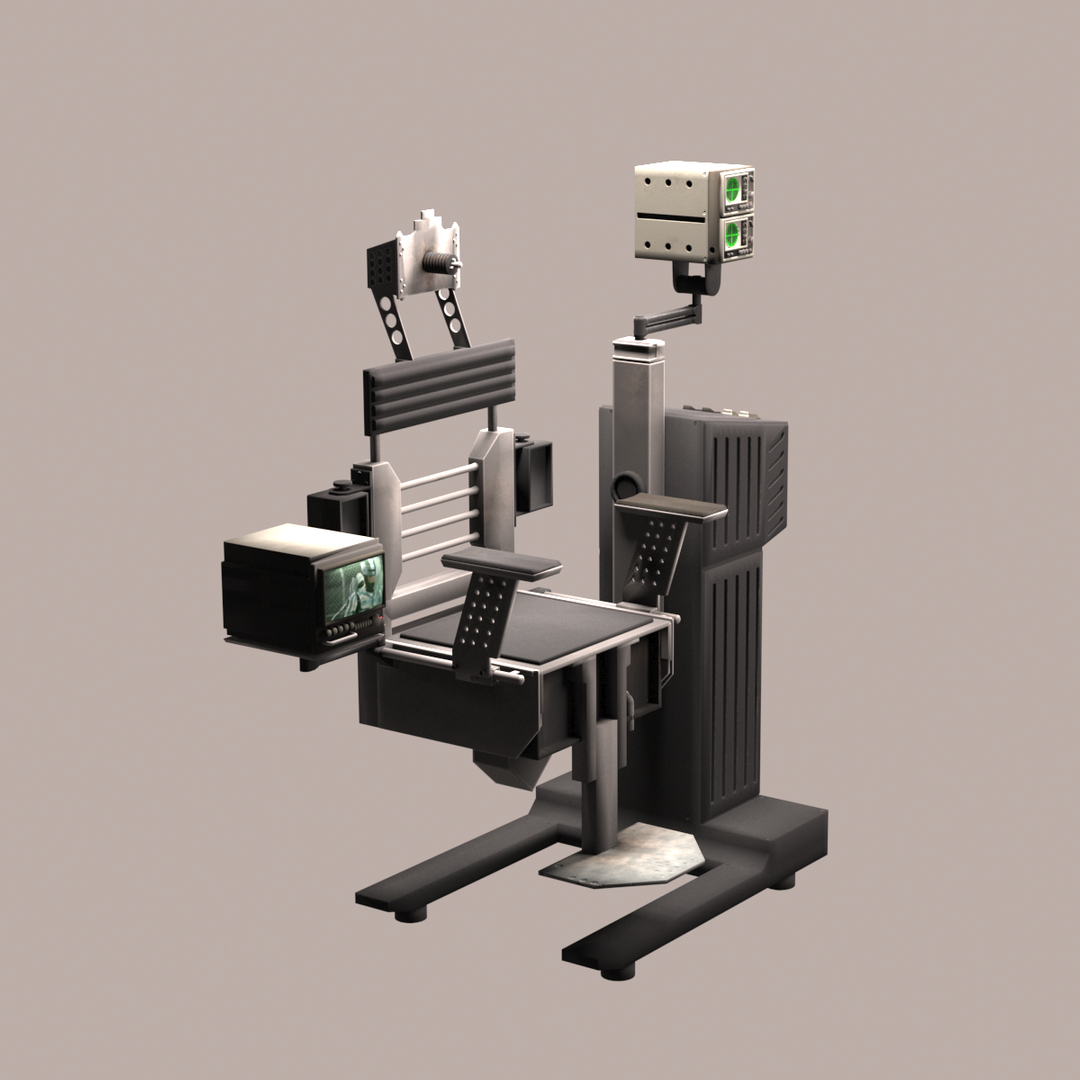 3D Robocop Chair Model - TurboSquid 1242631