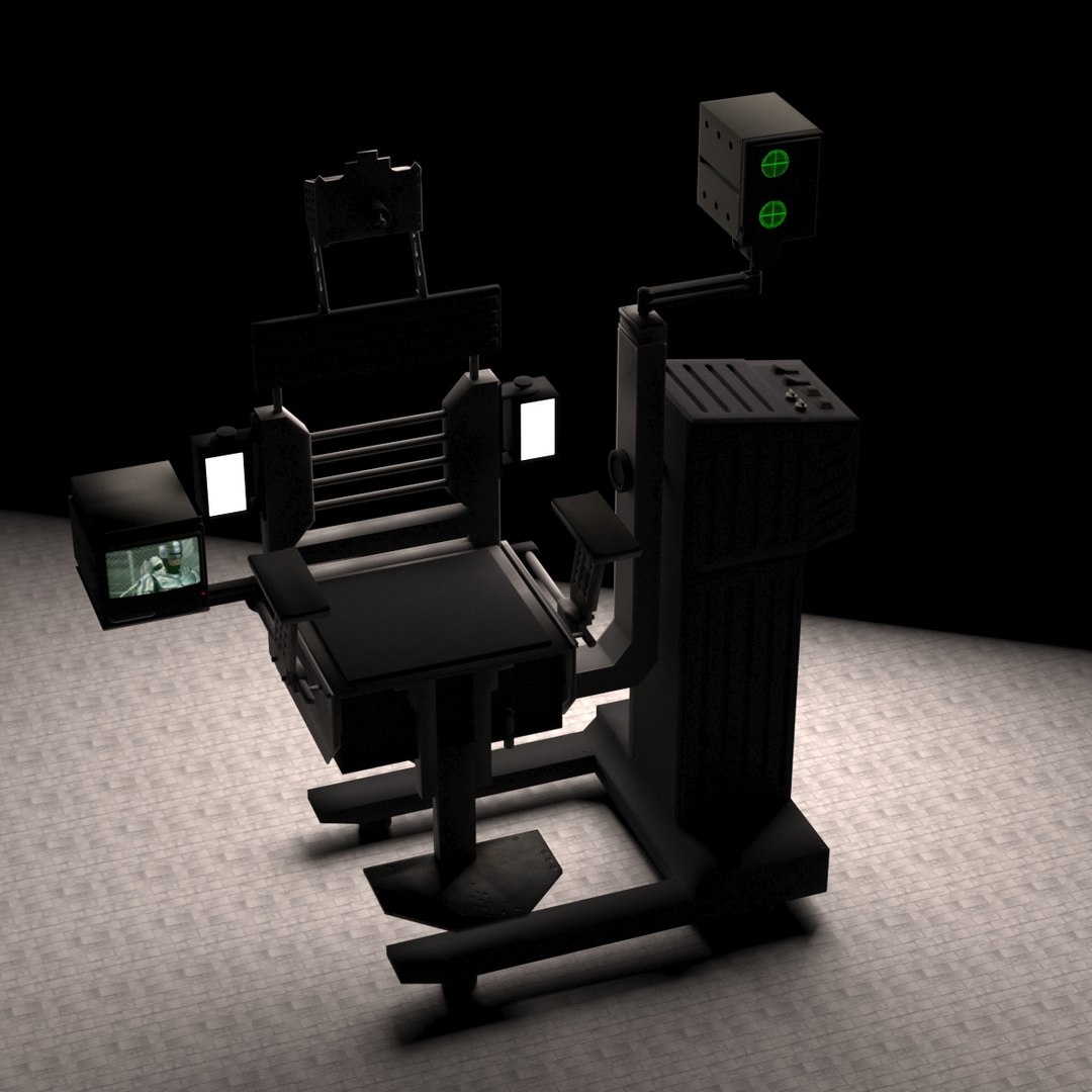 3D Robocop Chair Model - TurboSquid 1242631