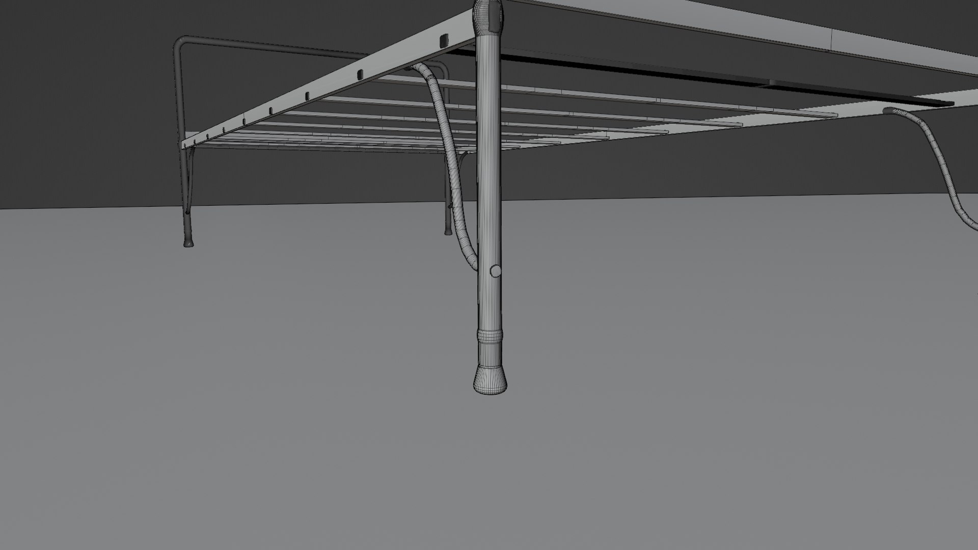 3D Old Rusty Iron Bed - TurboSquid 2012558