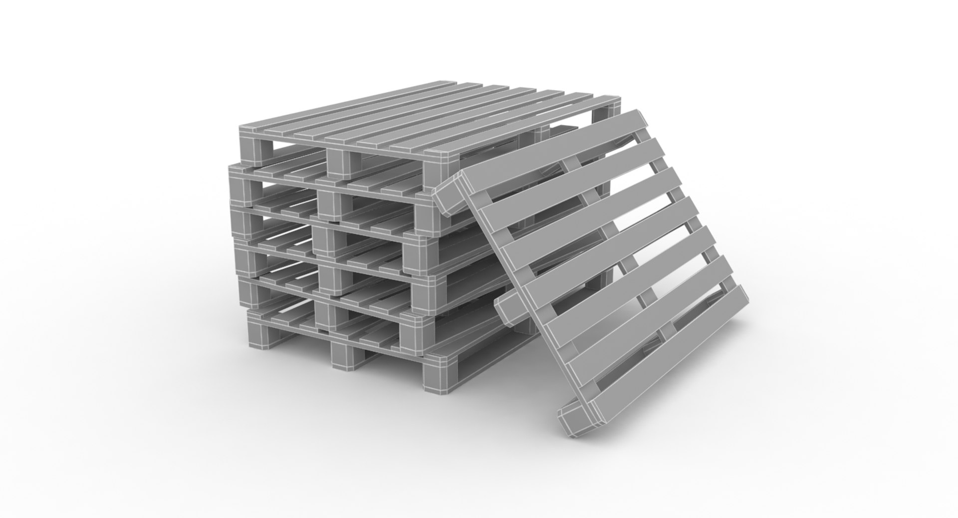 Wooden Pallet Stack Max