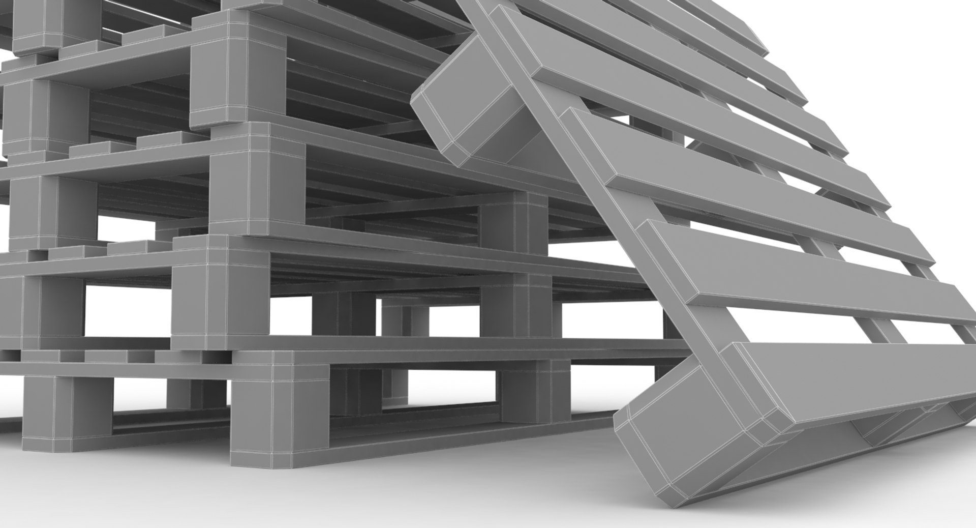 Wooden Pallet Stack Max