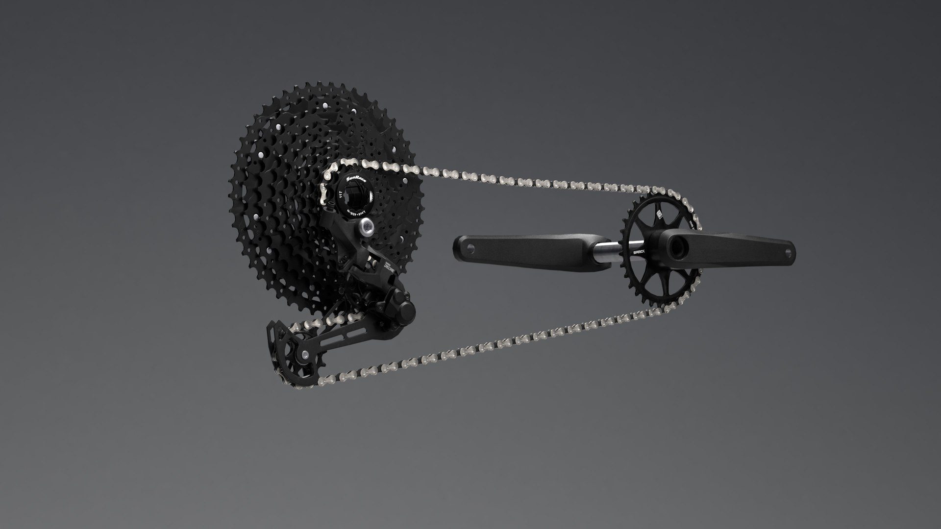 Mountain Bike drivetrain 3D - TurboSquid 2142773