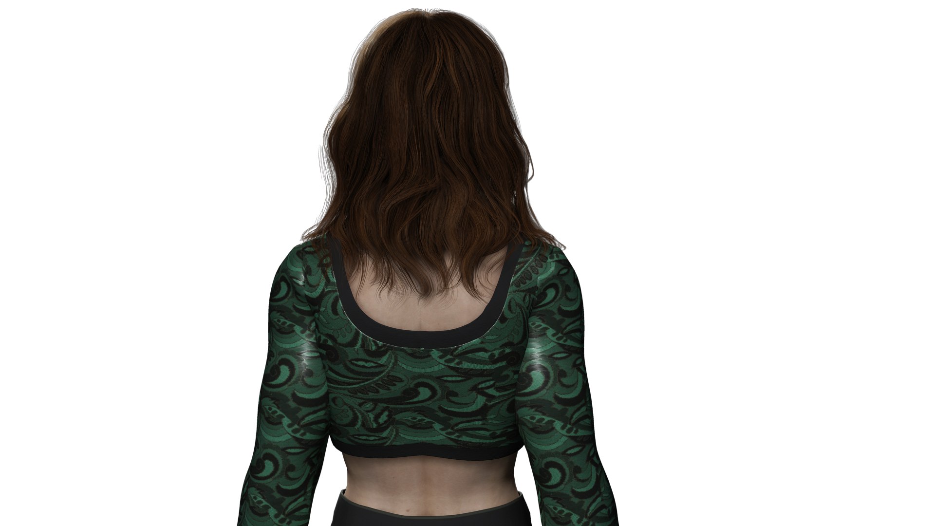 Realistic Female Bodybuilder Character For Game Animation 3D Model ...