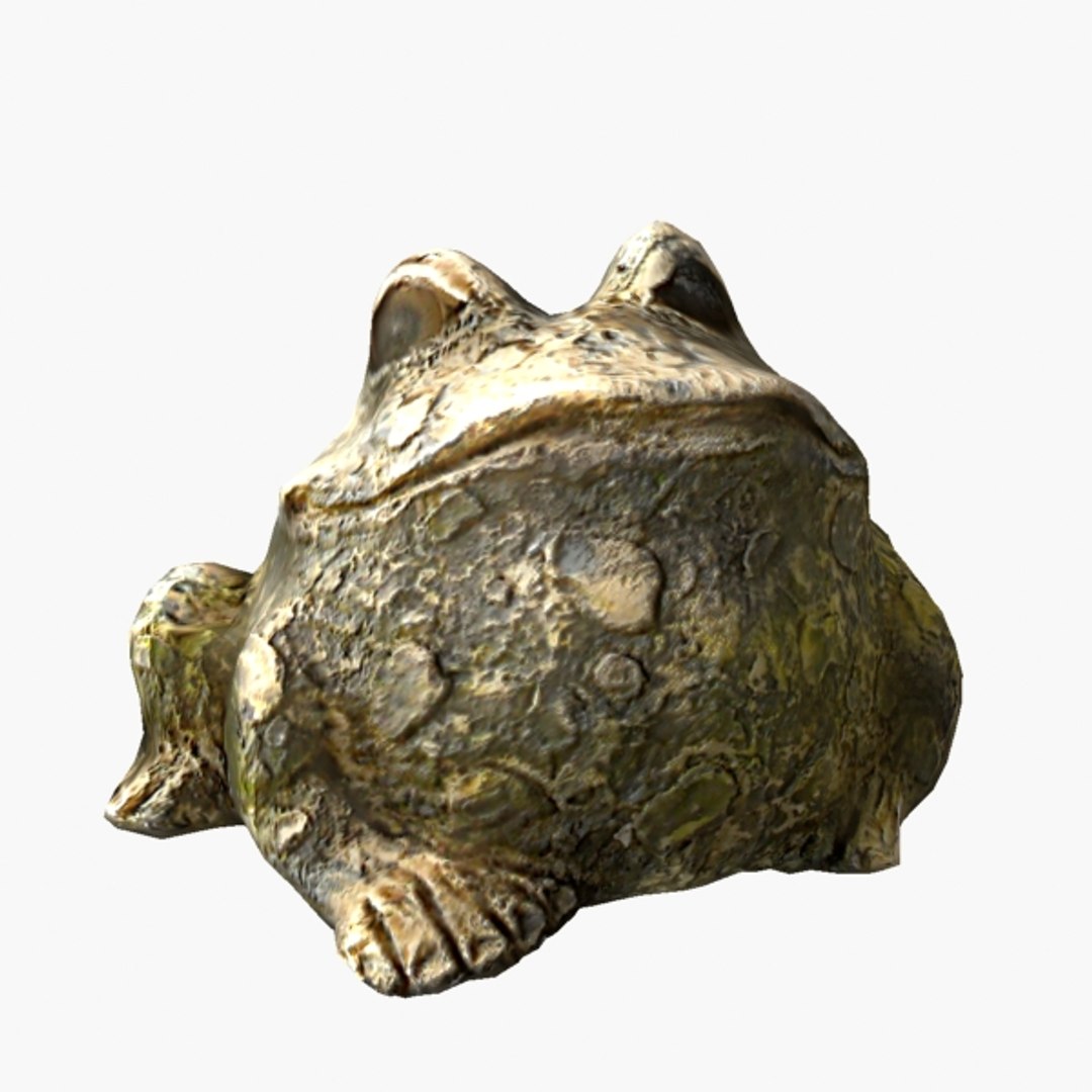 3d Toad Statue