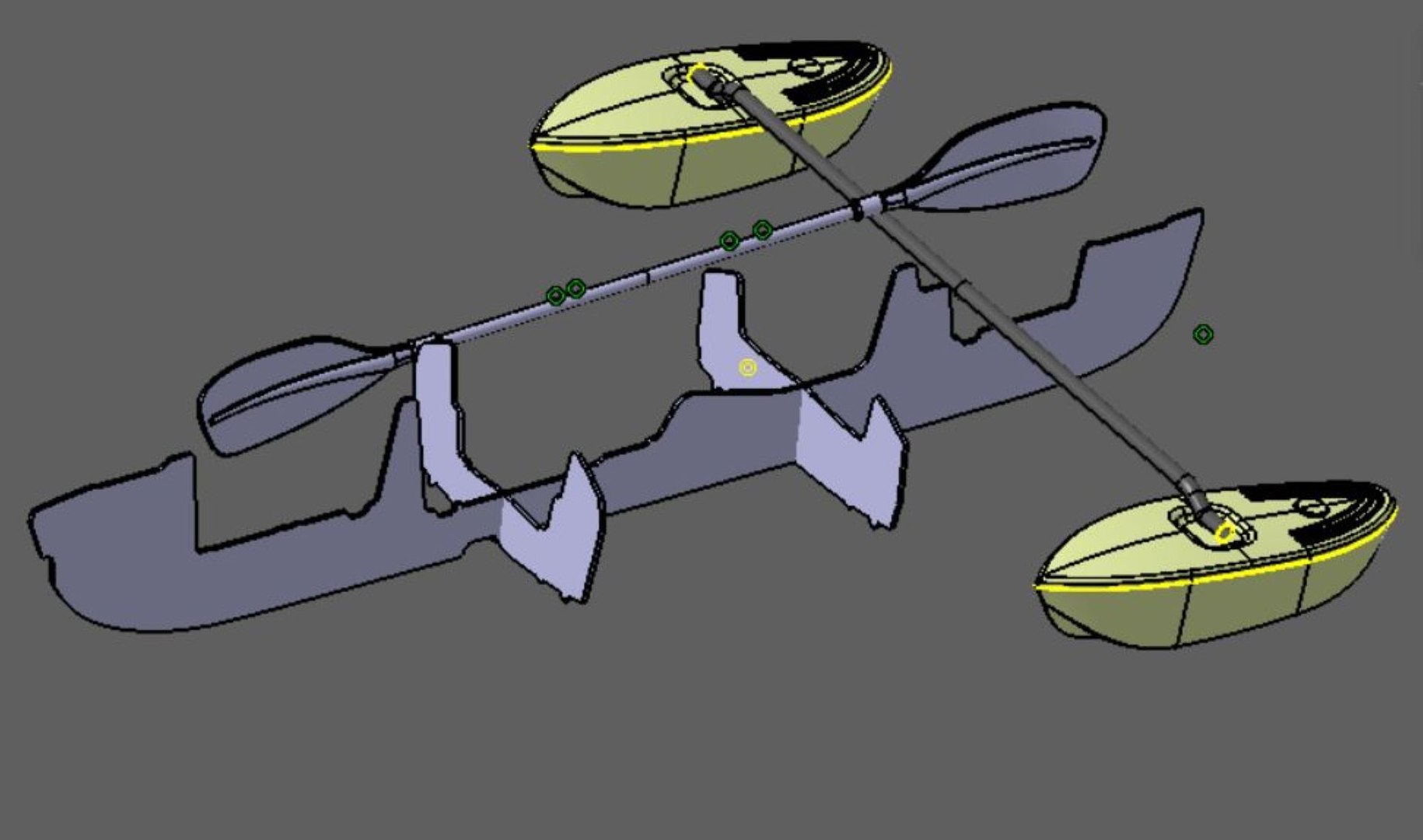 Modern Kayak Design - 3D CAD Model Ready For Production - TurboSquid ...