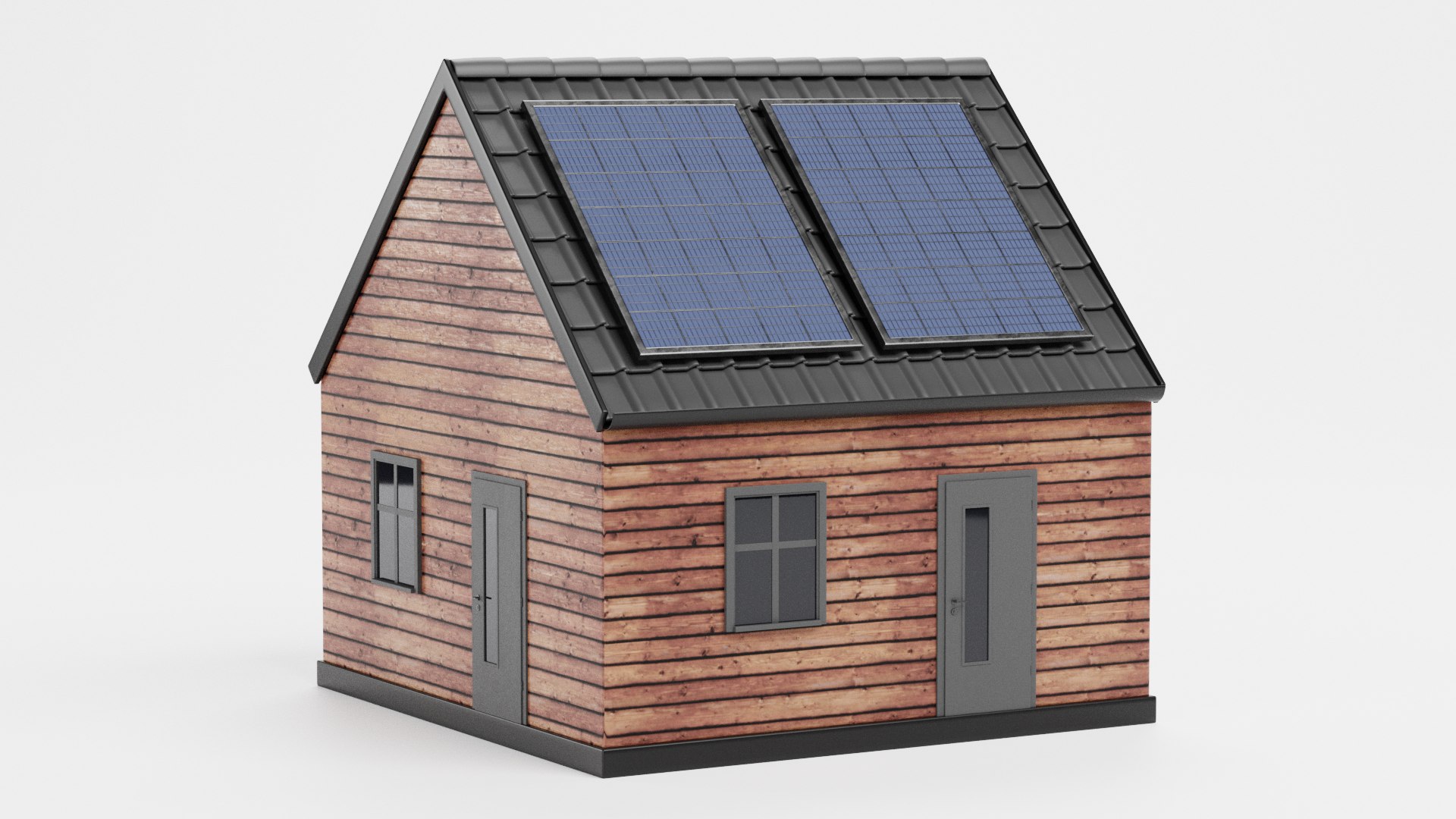 3D Solar House 3 Model - TurboSquid 1916849