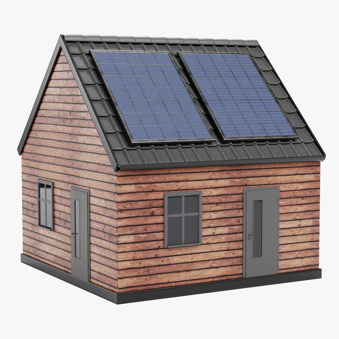 3D Solar House 3 Model - TurboSquid 1916849