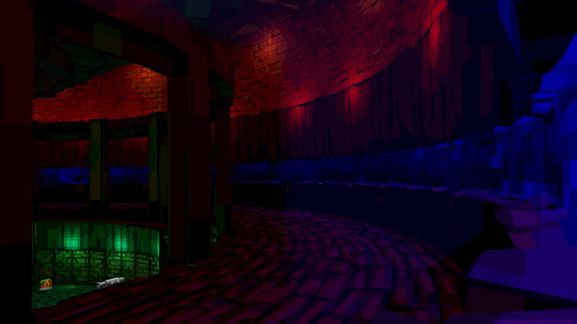 3D Retro Game Style Background Model - TurboSquid 2158558