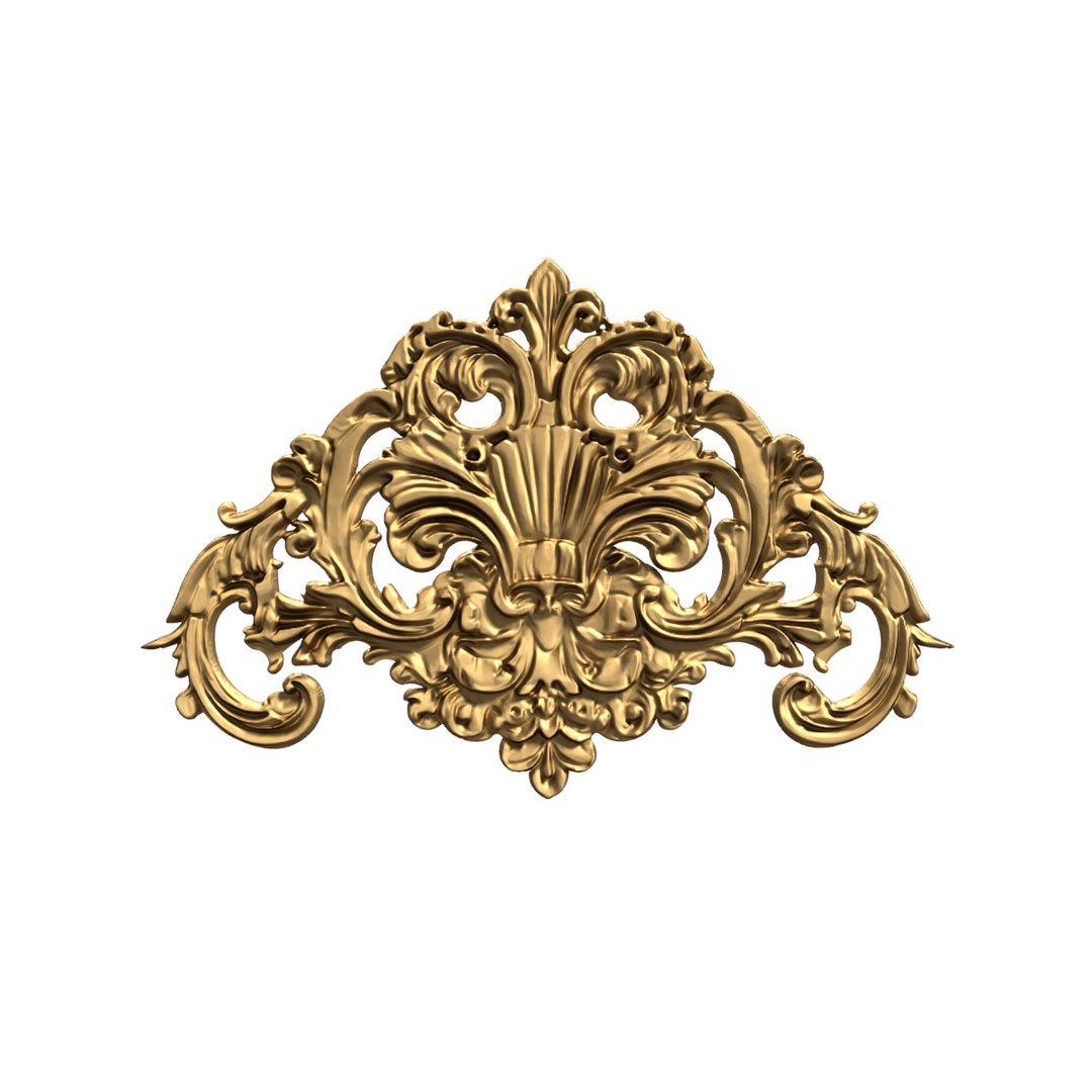 3D Model Classic Carved Decor Ornament 475 - TurboSquid 2222784