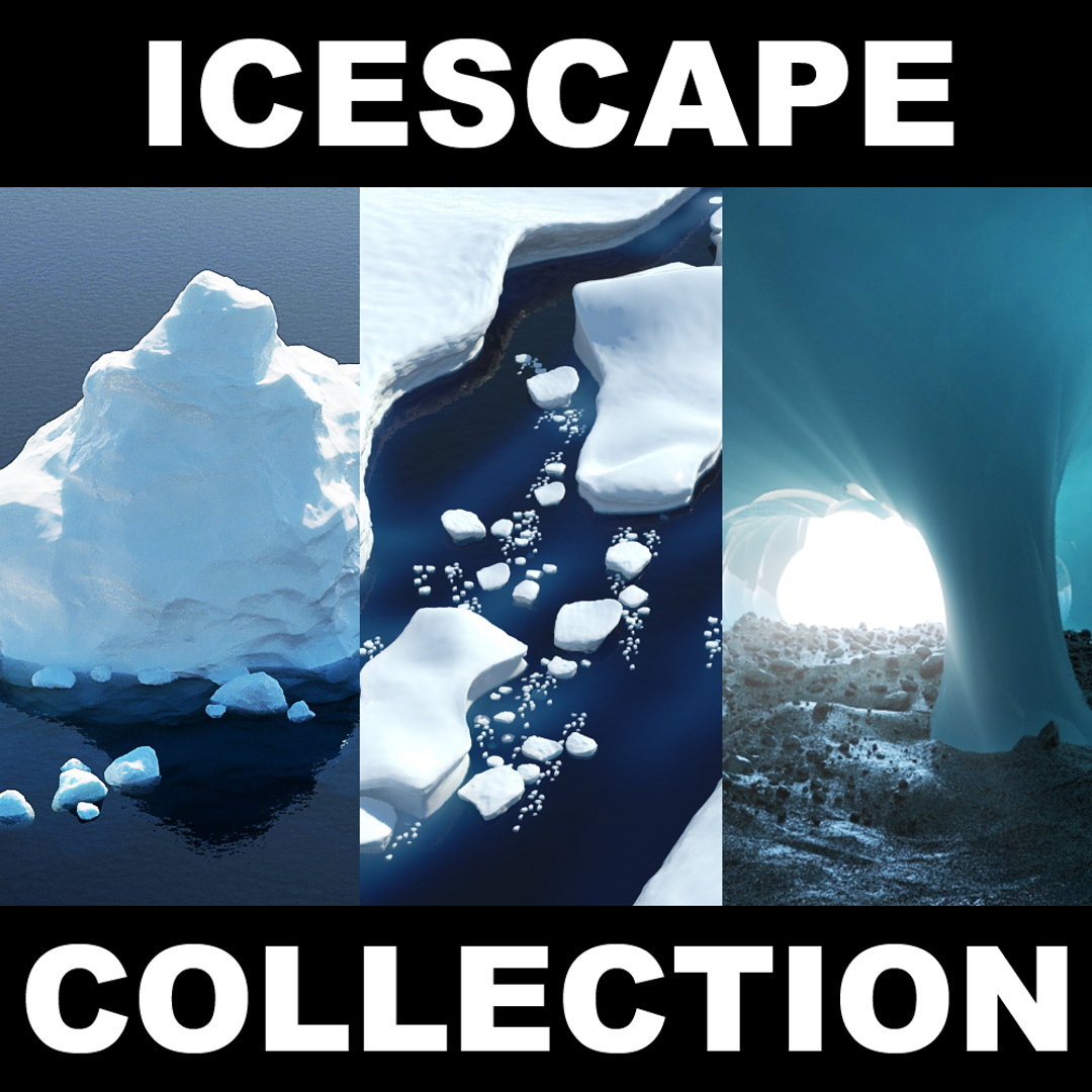3d model icescape ice