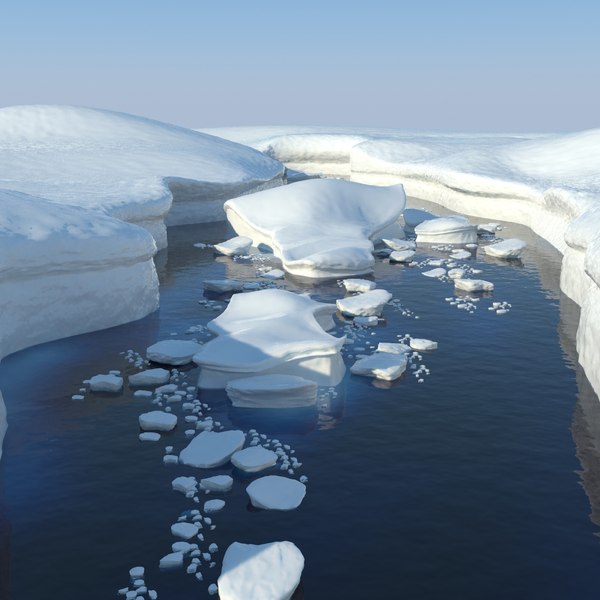 3d model icescape ice