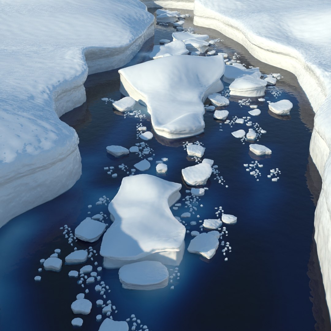 3d model icescape ice
