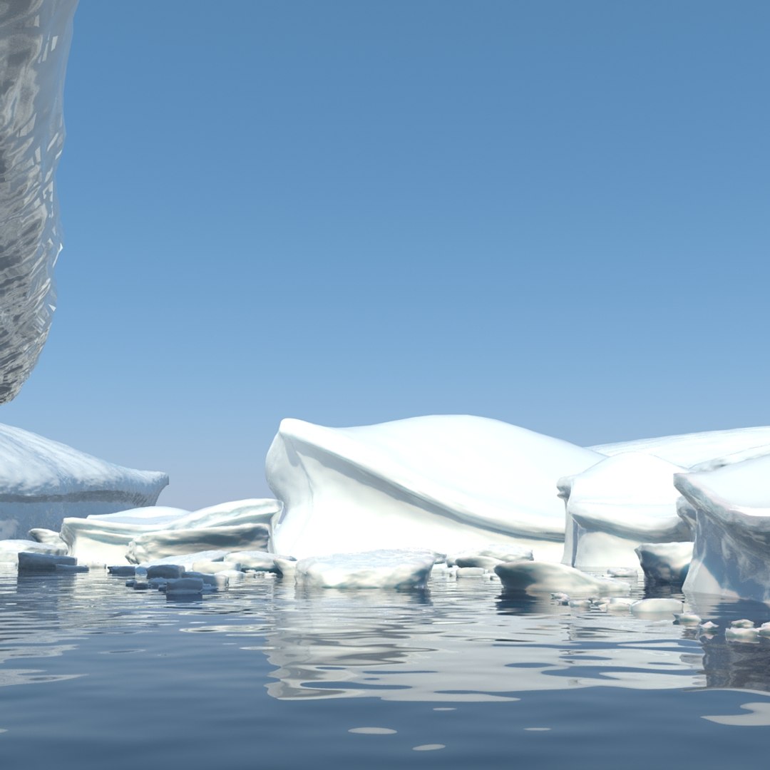 3d model icescape ice