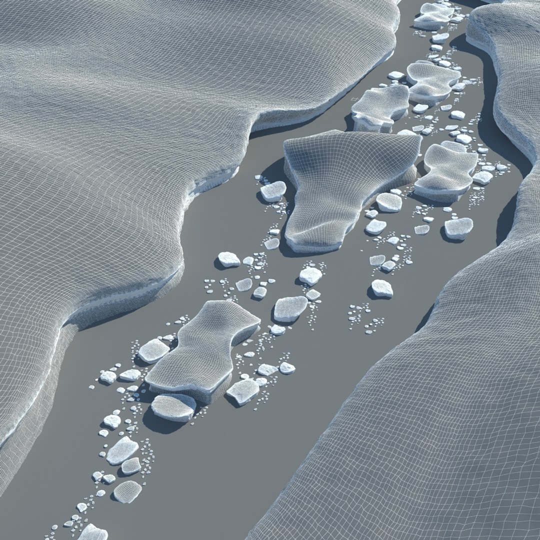 3d model icescape ice