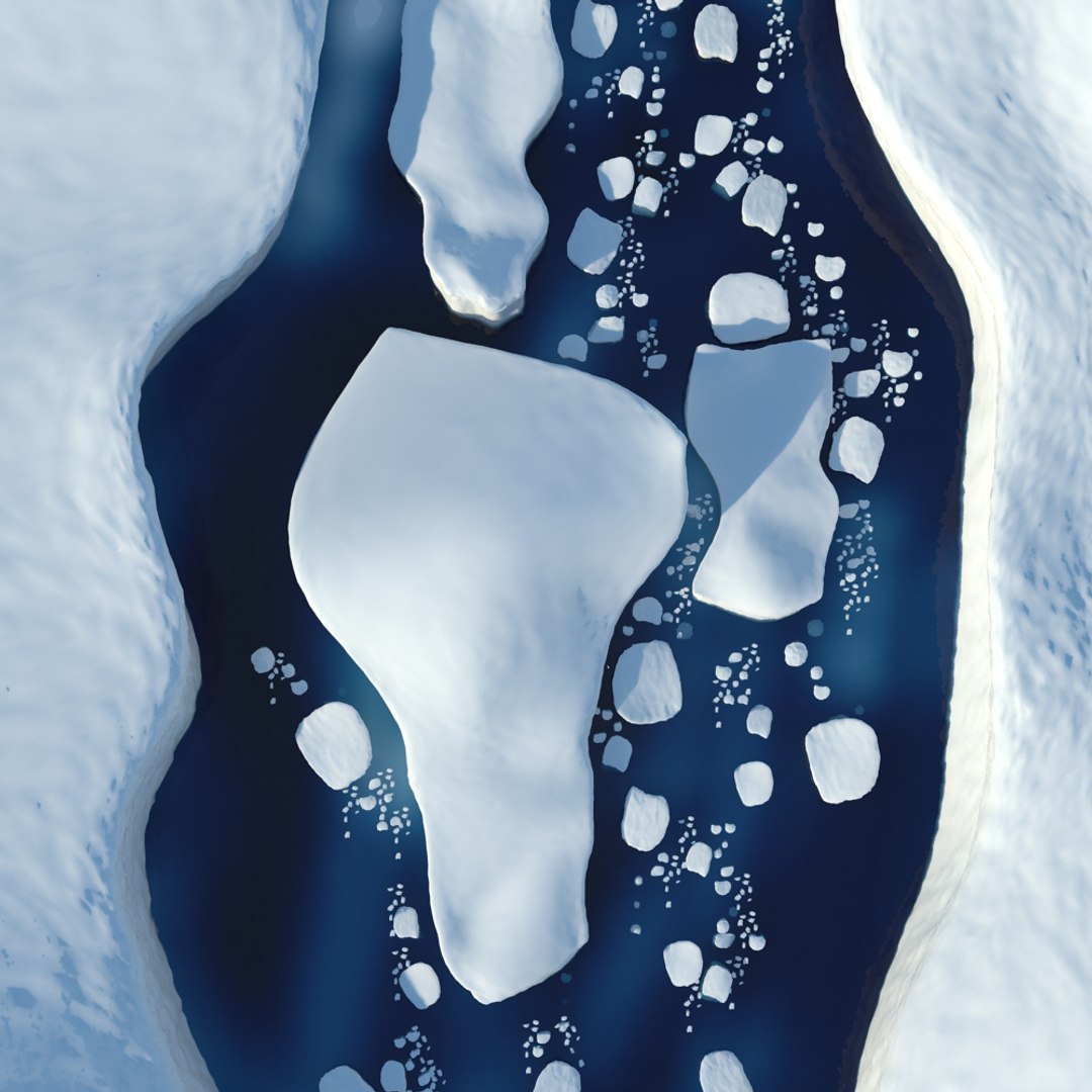 3d model icescape ice
