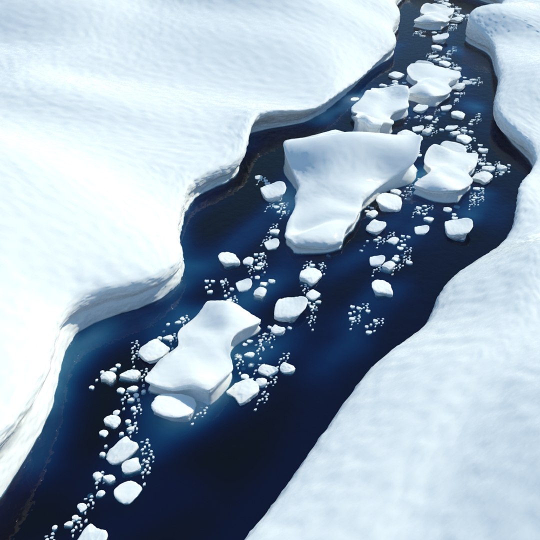 3d model icescape ice