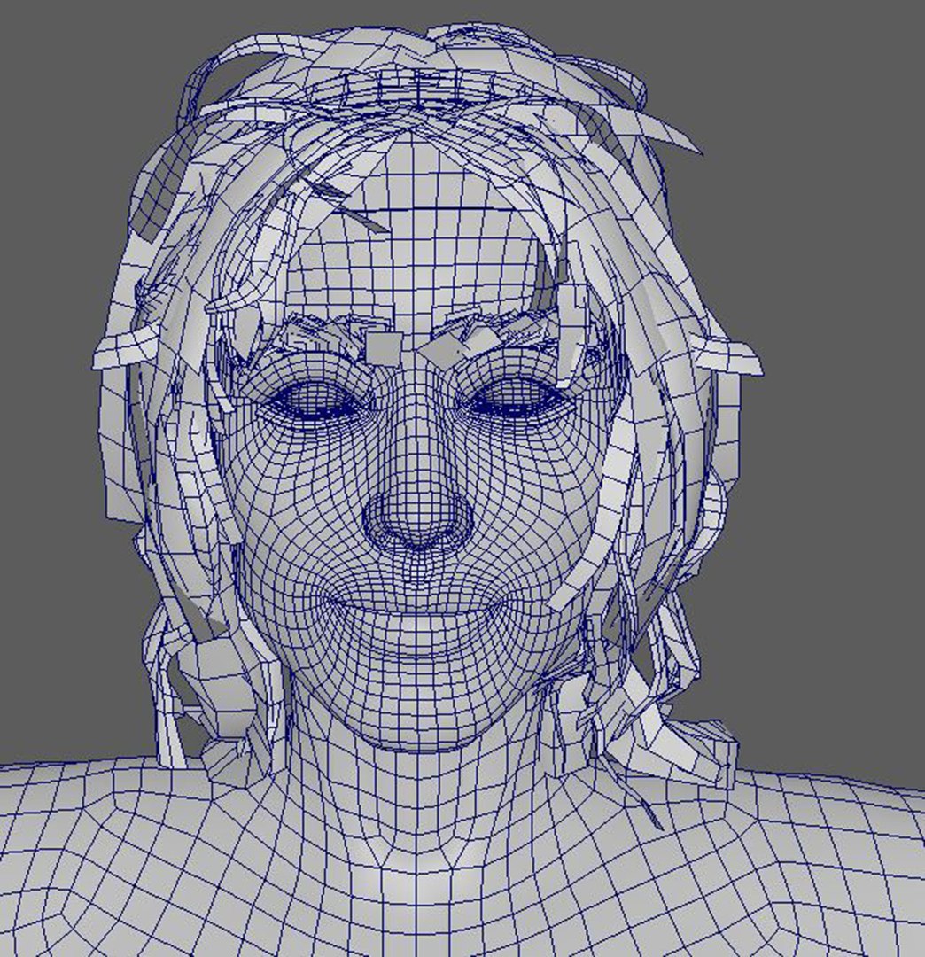 3D Jessica Alba Character 3D Model Low-poly - TurboSquid 2337071
