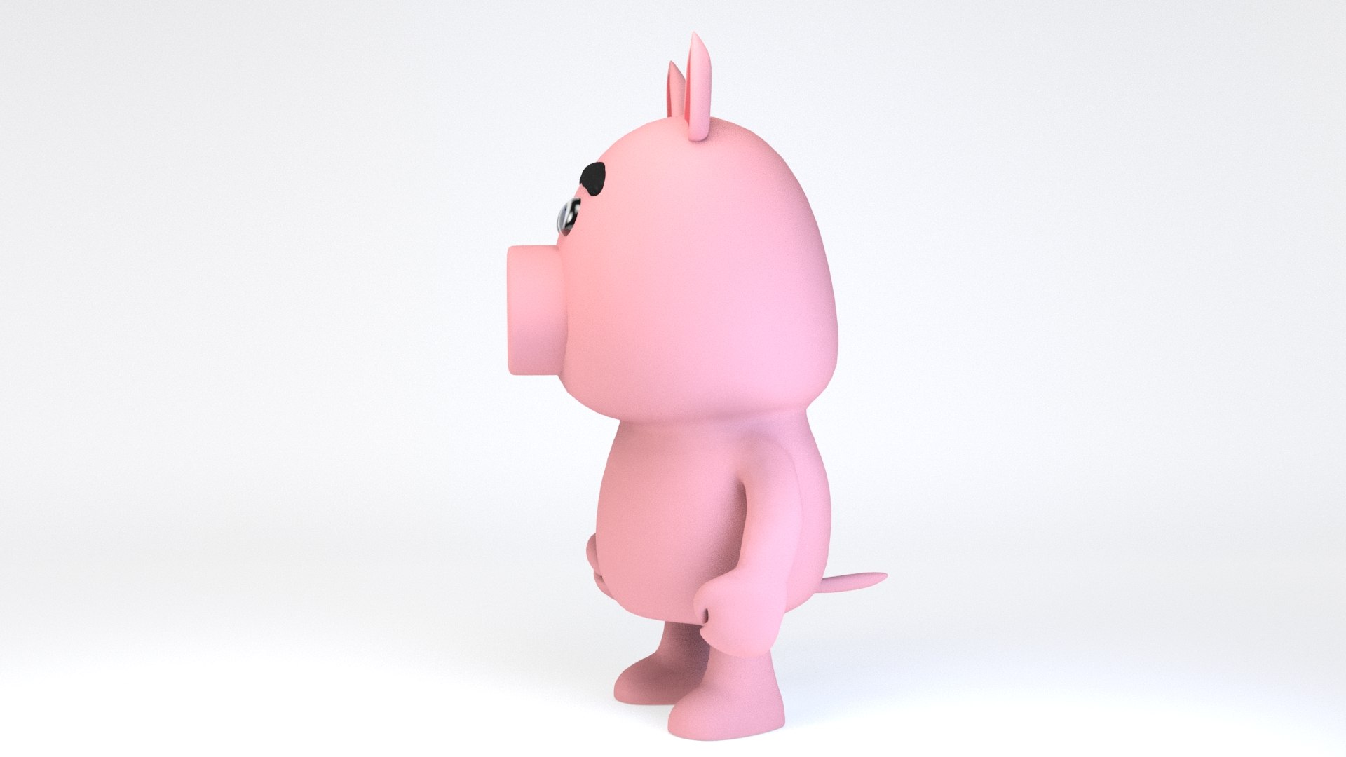 Cartoonish Humanoid Pig Character Model - TurboSquid 2251544