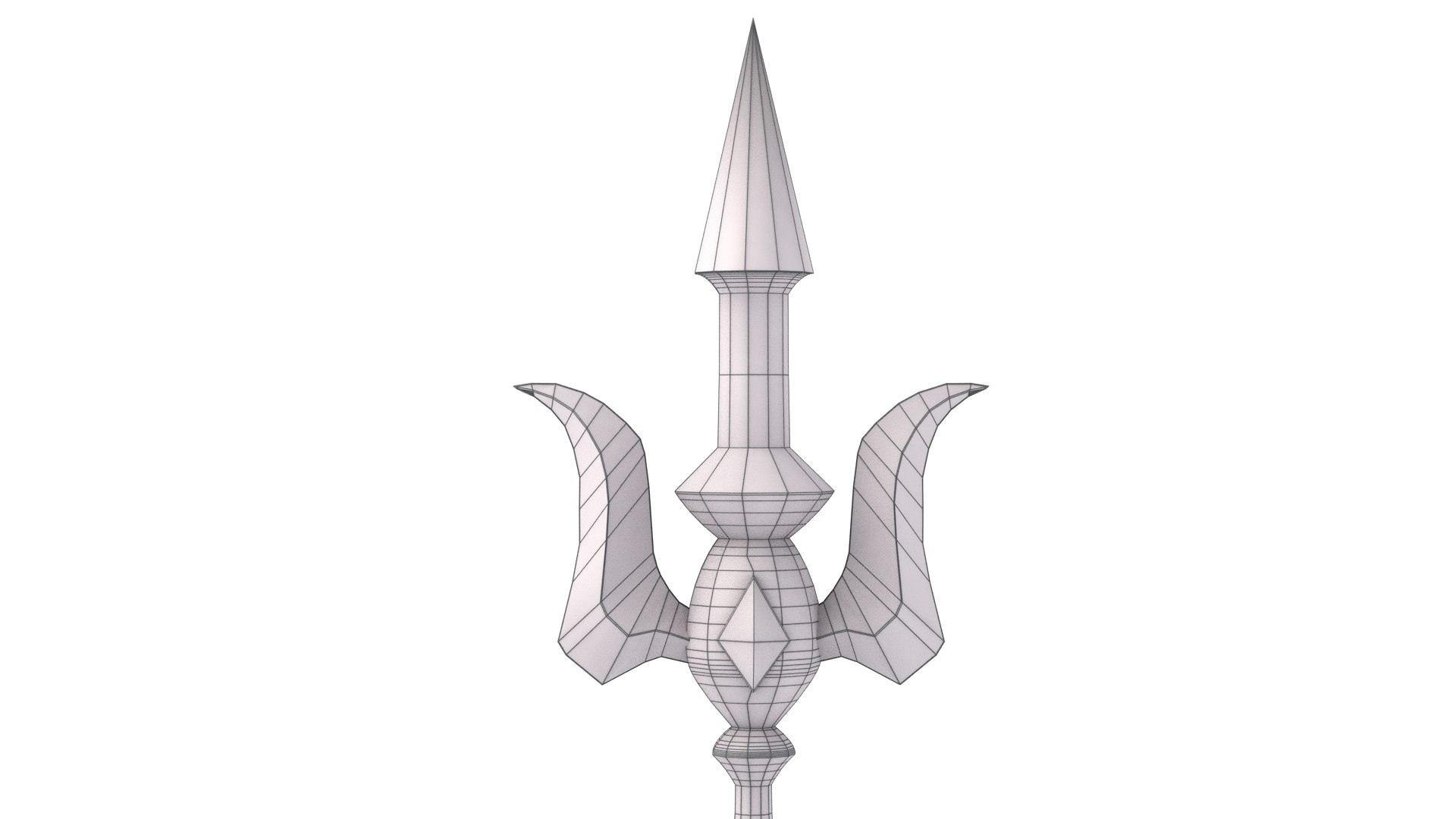 Cartoon Trident 3D Model - TurboSquid 1763400