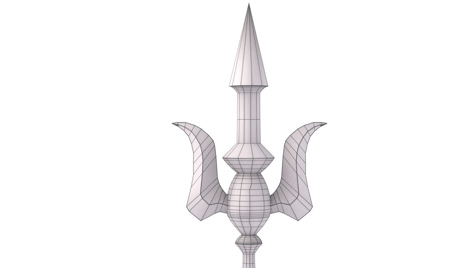 Cartoon Trident 3D Model - TurboSquid 1763400