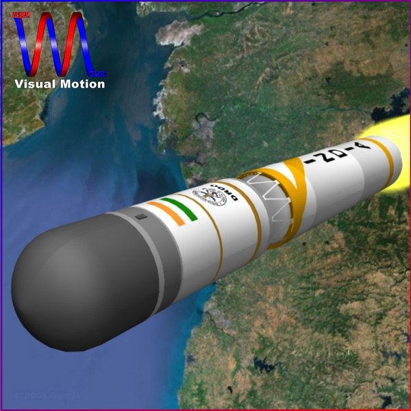 modelo 3d DRDO AGNI-3C IRBM - TurboSquid 442552