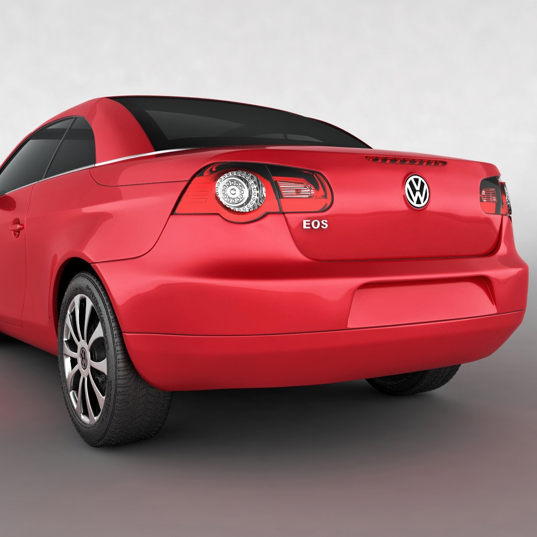 volkswagen eos 3d model