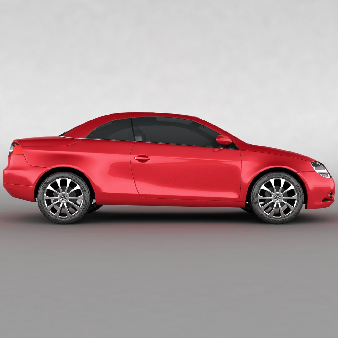 volkswagen eos 3d model