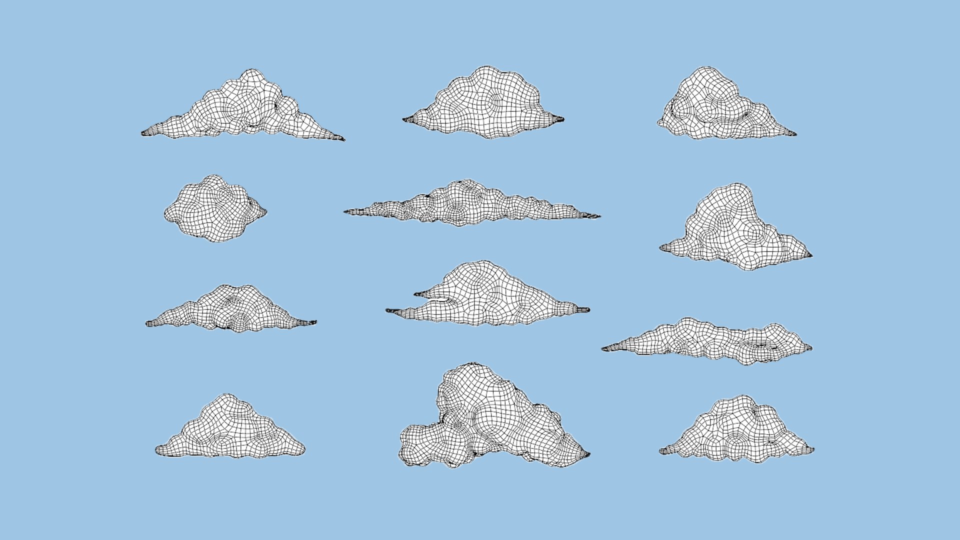 Clouds Pack - 12 In 1 3D - TurboSquid 2078539