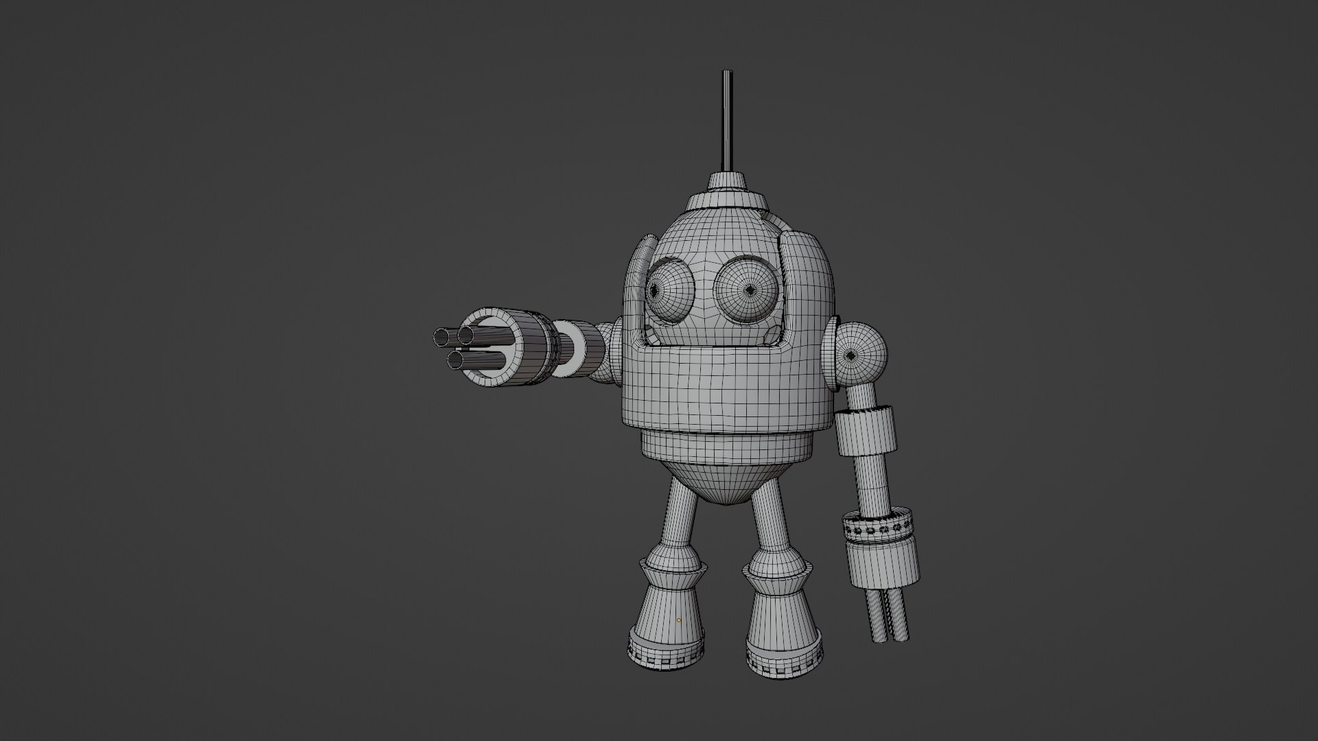 3D Shooting Robot - TurboSquid 1994906
