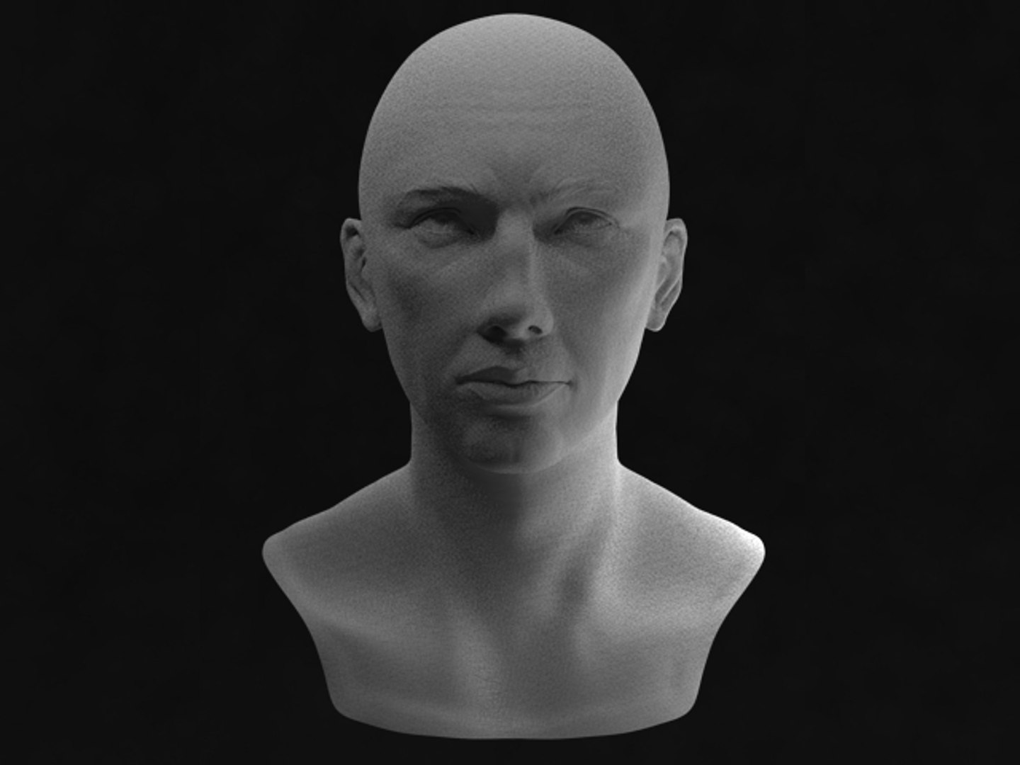 realistic head 3d model
