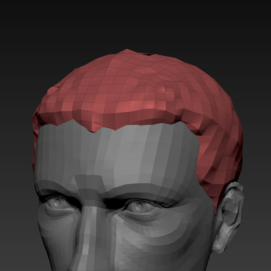 realistic head 3d model