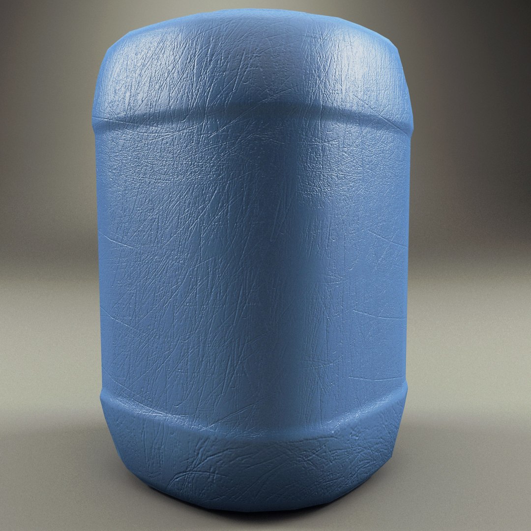 3d model plastic barrel