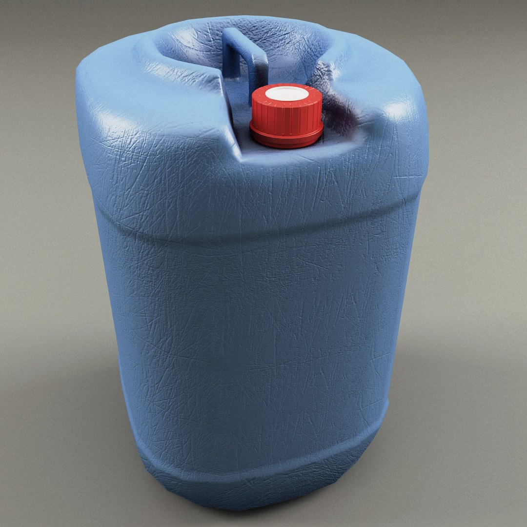 3d model plastic barrel