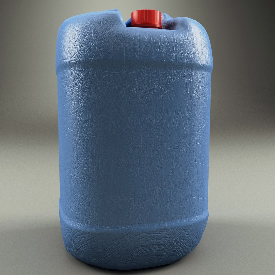 3d model plastic barrel