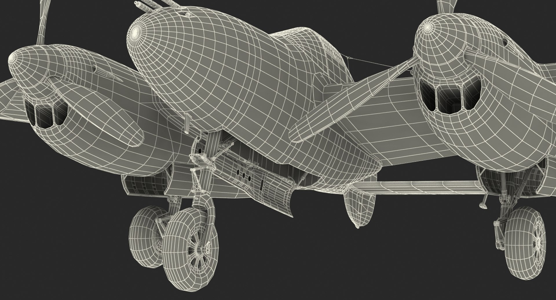 Lockheed P-38 Lightning Wwii 3D Model - TurboSquid 1156924