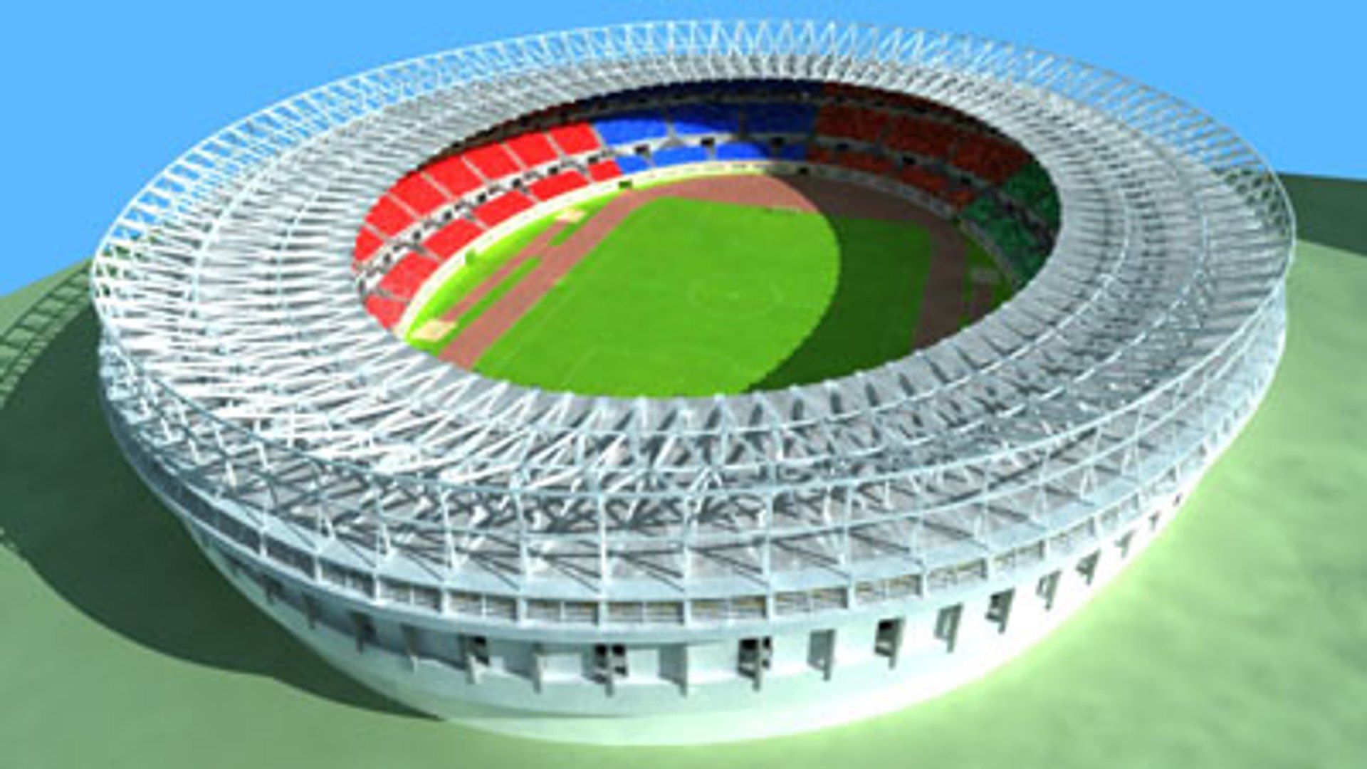 3d model ernst happel stadium