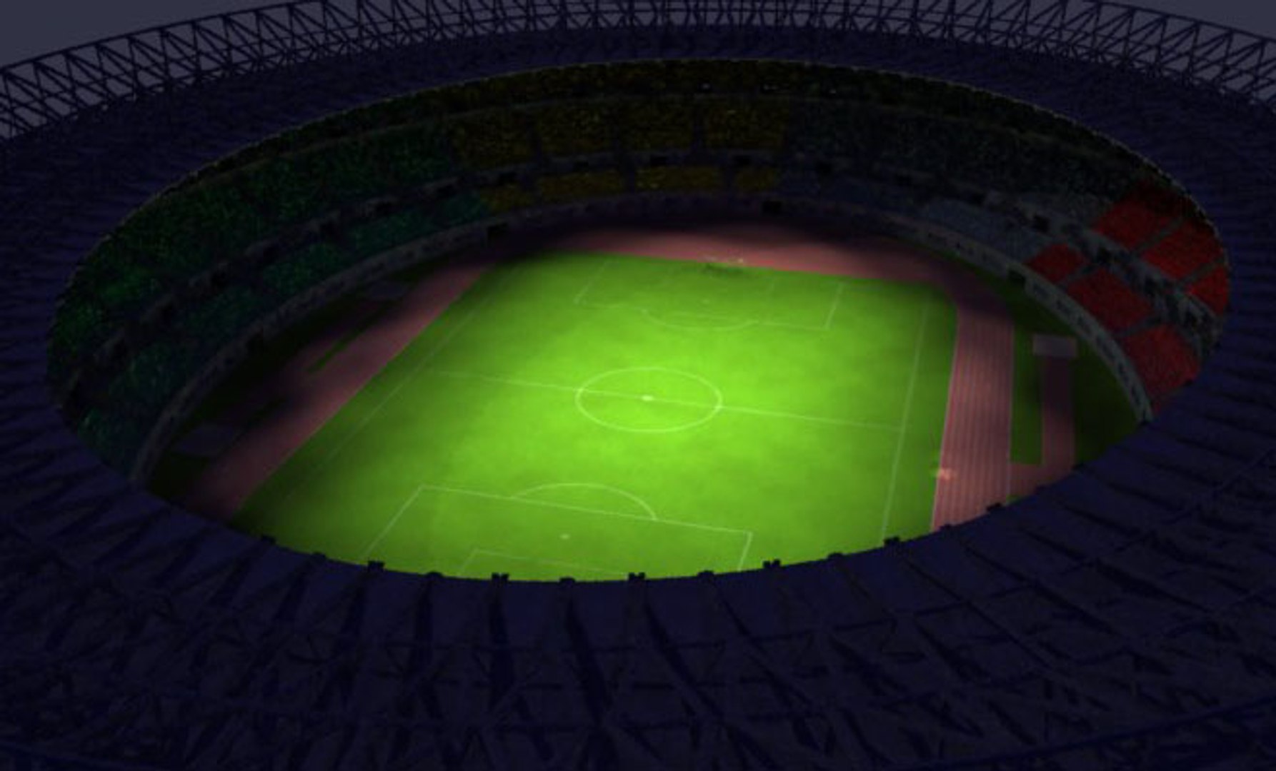 3d model ernst happel stadium