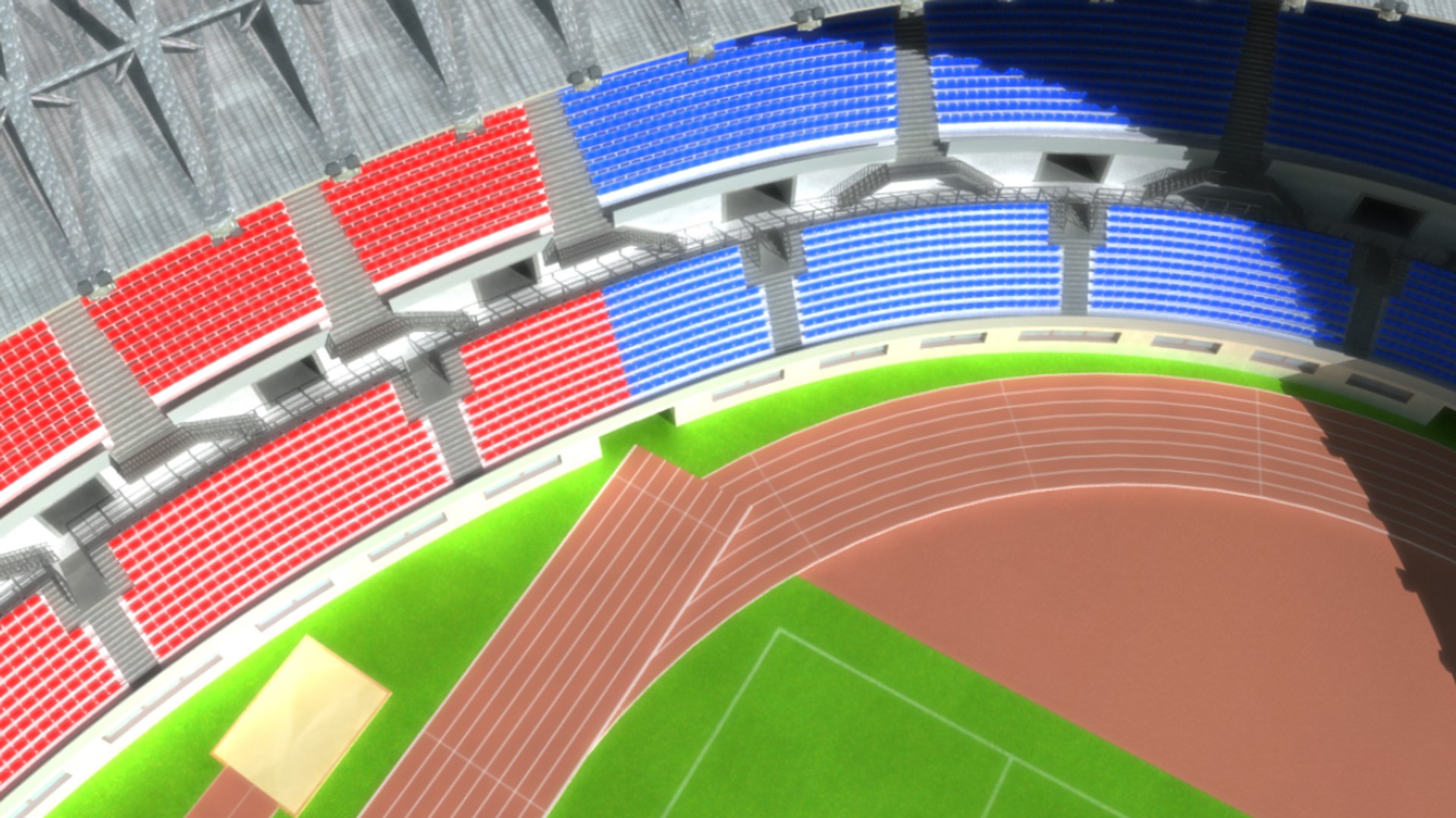 3d model ernst happel stadium
