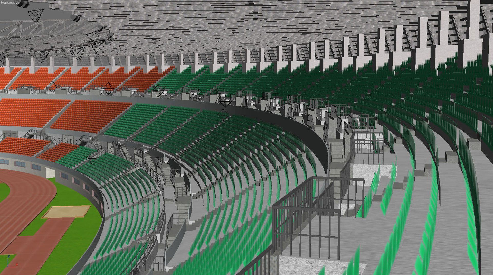 3d Model Ernst Happel Stadium