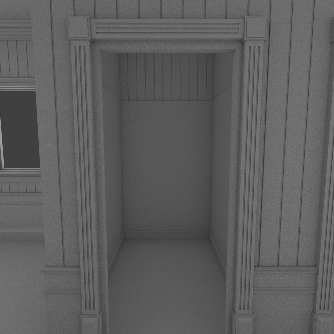 railroad tower interior 3d model