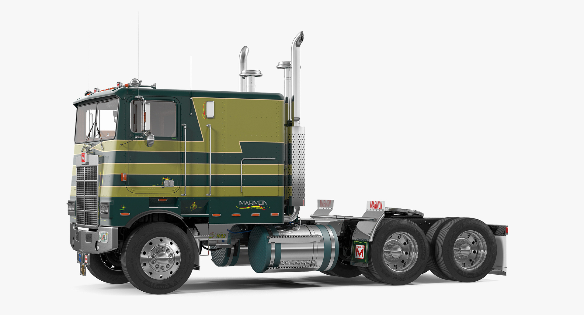 3D marmon 110p truck rigged model - TurboSquid 1410558